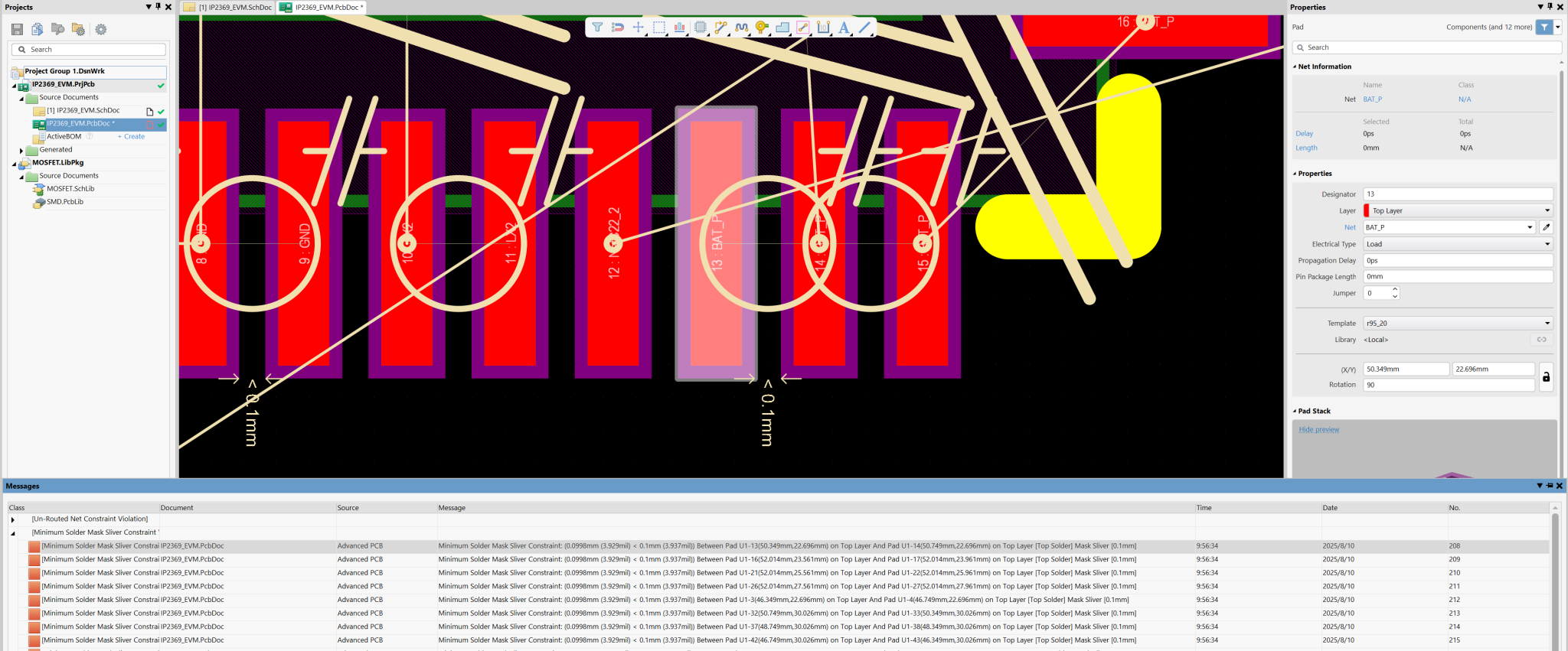 Altium Designer 24的PCB DRC阻焊桥Solder Mask Sliver约束检测浮点数精度问题 – K-Res的Blog